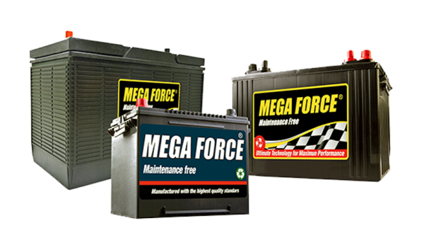 Baterías Mega Force – Contamos con la línea de Baterías más completa.